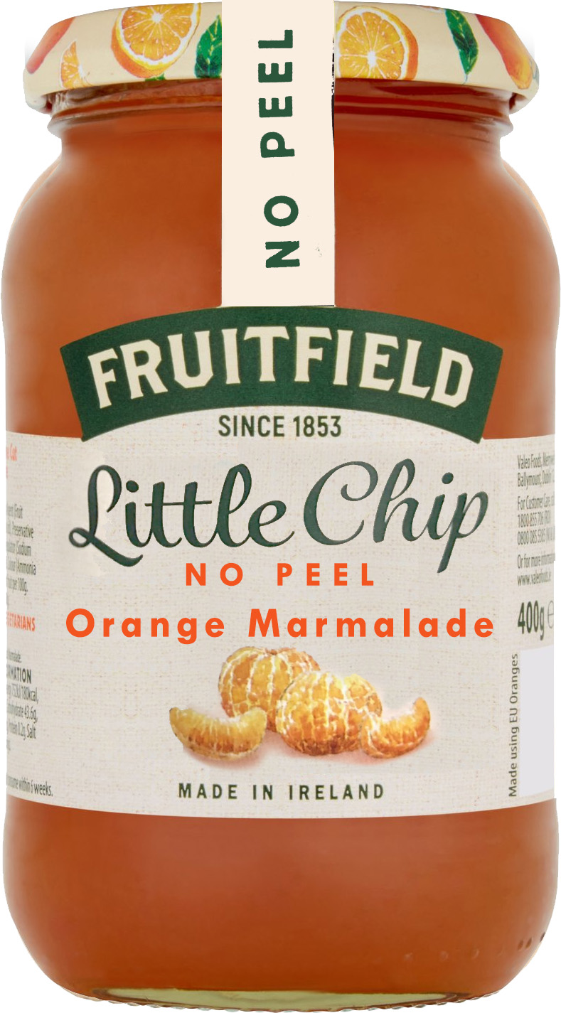Food Ireland: Fruitfield Little Chip Orange No Peel 454g (16oz)