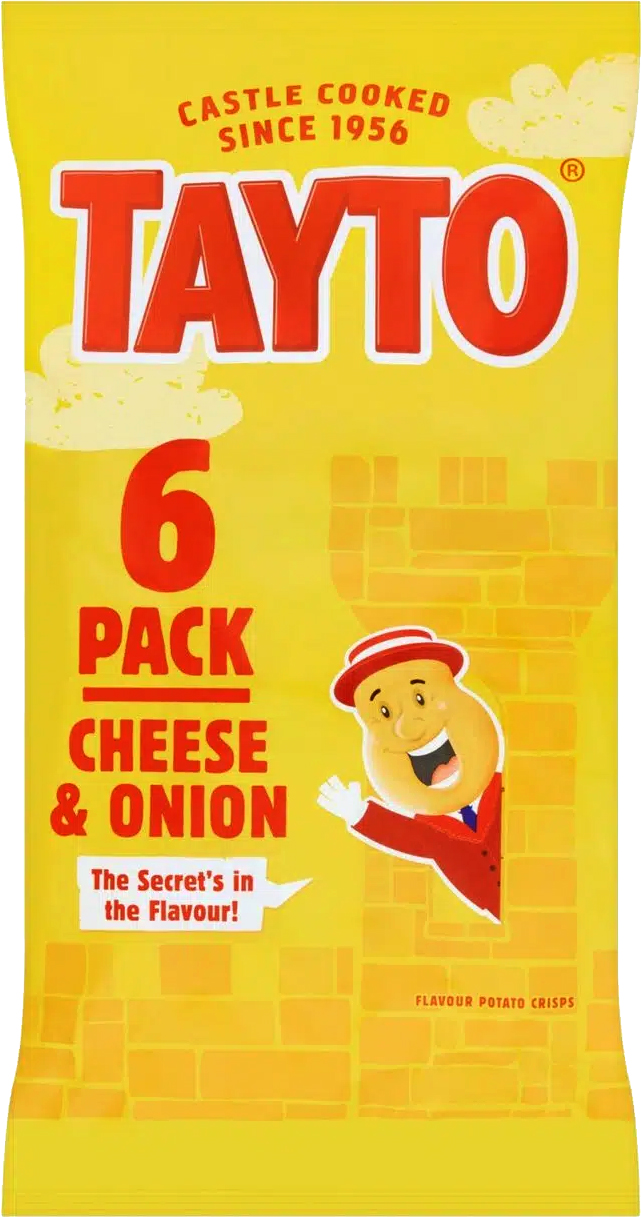 Food Ireland: Tayto NI Cheese & Onion 6Pk