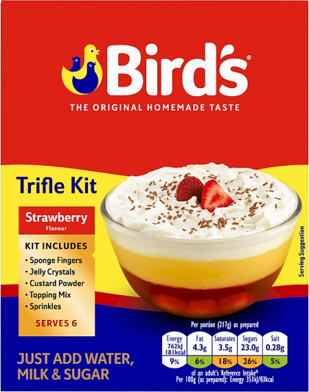 Food Ireland: Birds Strawberry Trifle Mix 141g (5oz)