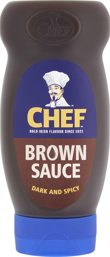 Food Ireland: Chef Brown Sauce Squeezy 485g (17.1oz)