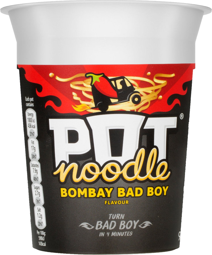 Food Ireland: Pot Noodles Bombay Bad Boy 90g (3.2oz)