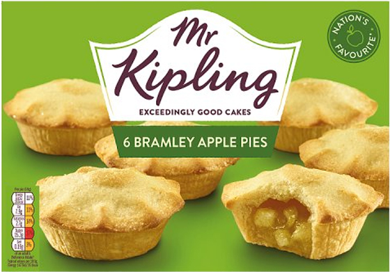 Food Ireland: Mr Kipling Apple Pies 6s 399g (14.1oz)