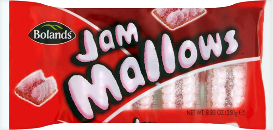 Food Ireland: Bolands Jam Mallow (Mikado) Gang Pack 250g (8.8oz)