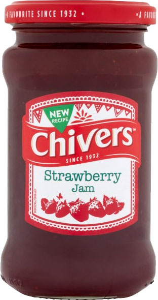 Food Ireland: Chivers Strawberry Jam 370g (13oz)