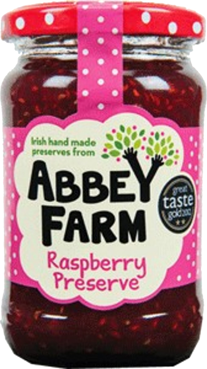 Food Ireland: Abbey Farm Irish Raspberry 350g (12.3oz)