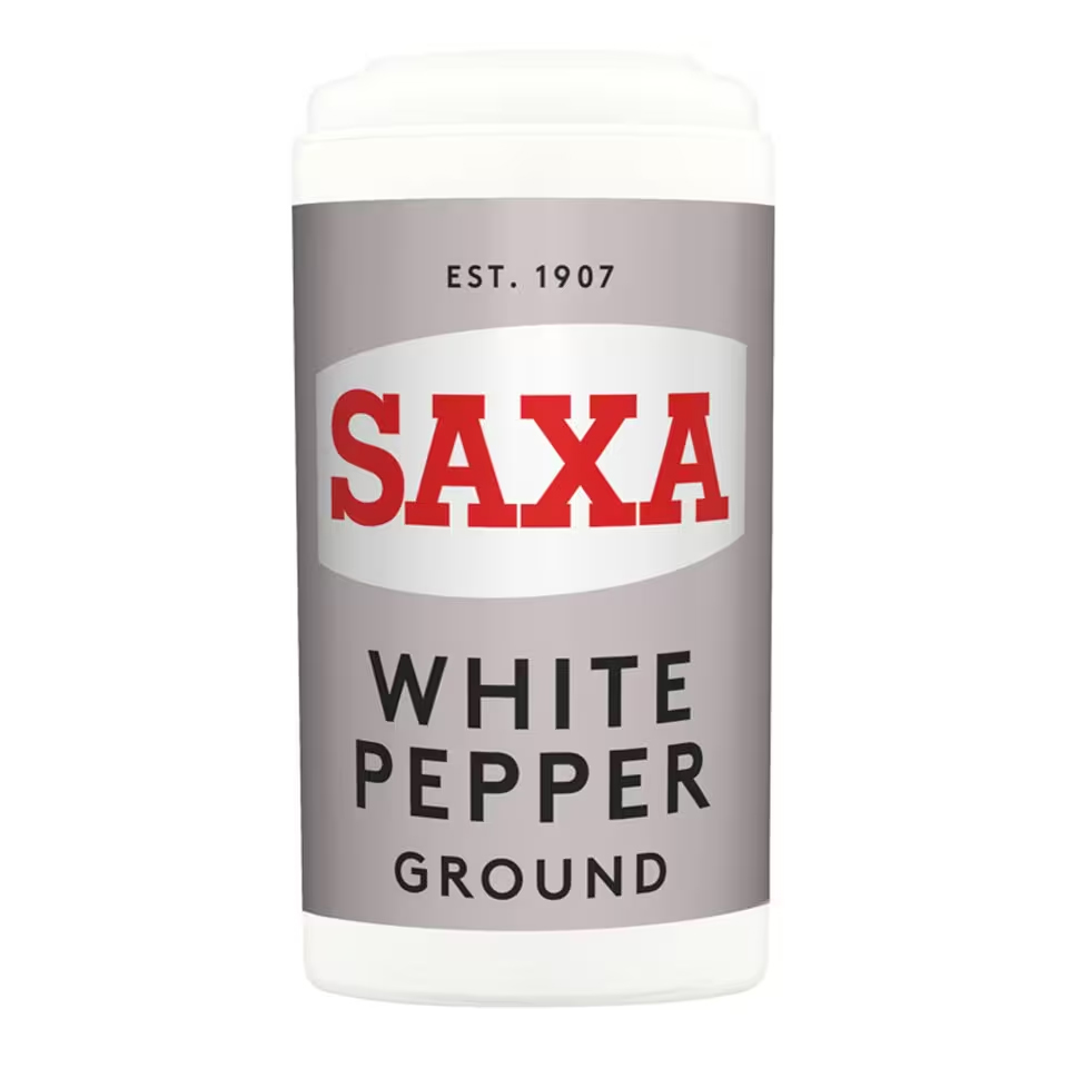 Food Ireland: Saxa White Pepper 25g (0.9oz)