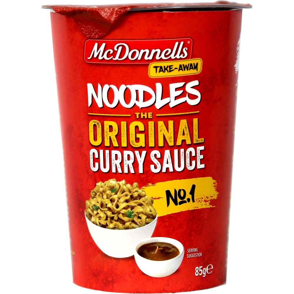 Food Ireland: McDonnells Original Curry Noodle Pot 85g (3oz)