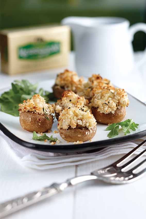 Garlic Stuffed Mushrooms - Food Ireland Irish Recipes